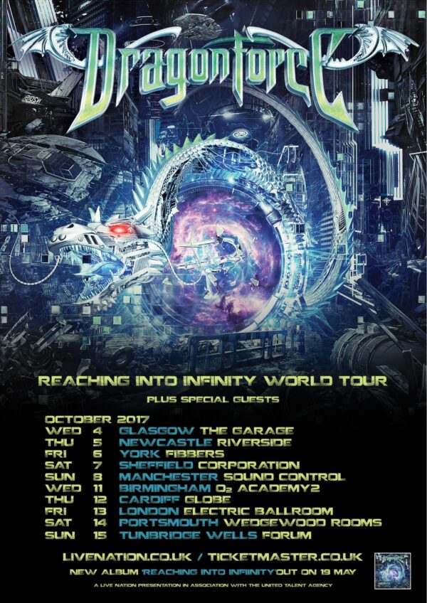 UK LEG OF REACHING INTO INFINITY WORLD TOUR ANNOUNCED | DragonForce